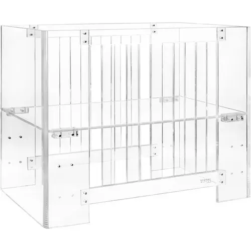 Modern Custom Clear Acrylic Baby Crib Lucite Baby Cot Bed For Display ...
