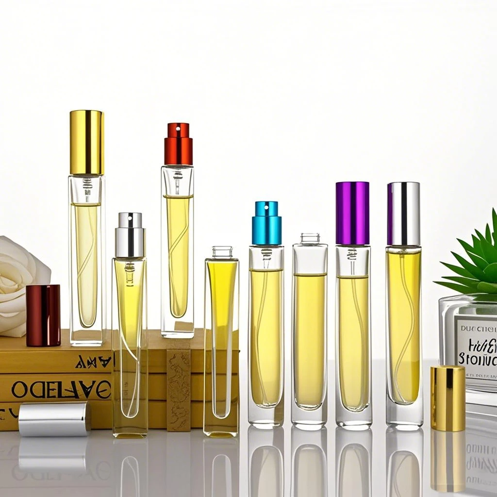 Luxury Refillable Empty Sample Perfume Oil Bottle Tube 10ml Round and ...