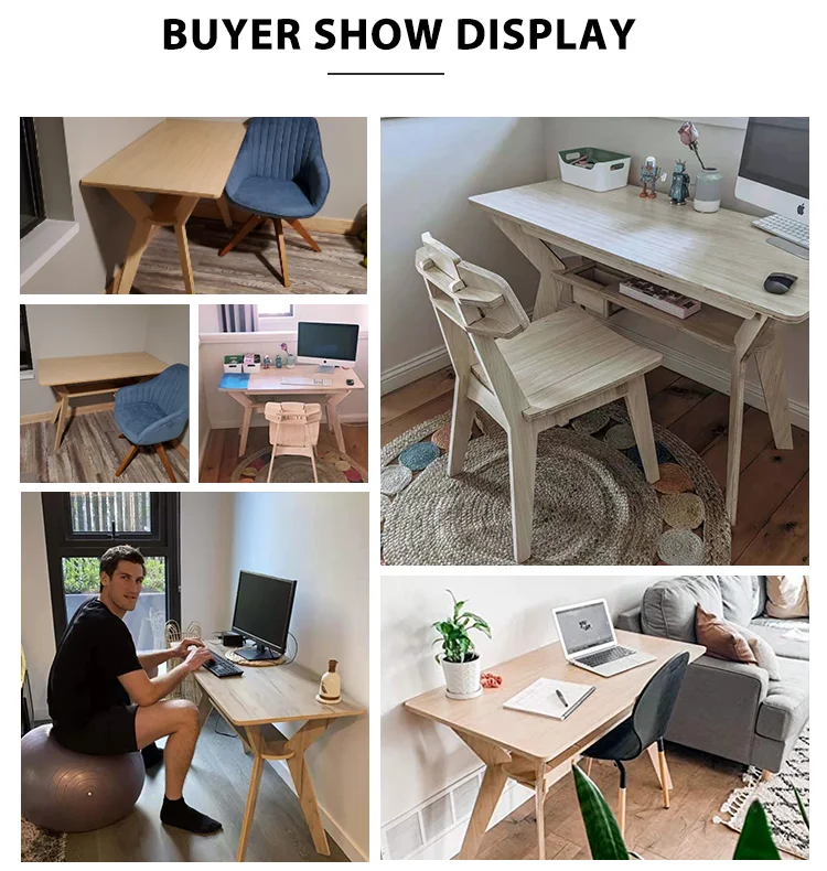 Small Size Computer Desk Wood Laptop Study Table For Home Office Use ...