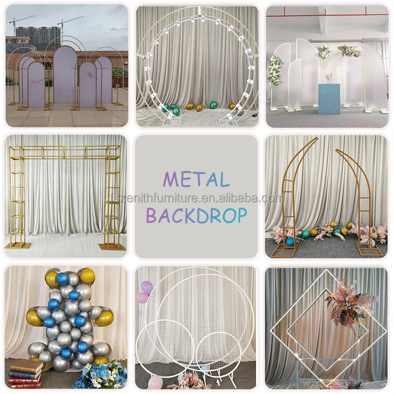 Iron Backdrop - Elegant Wedding Decor for Outdoor Events