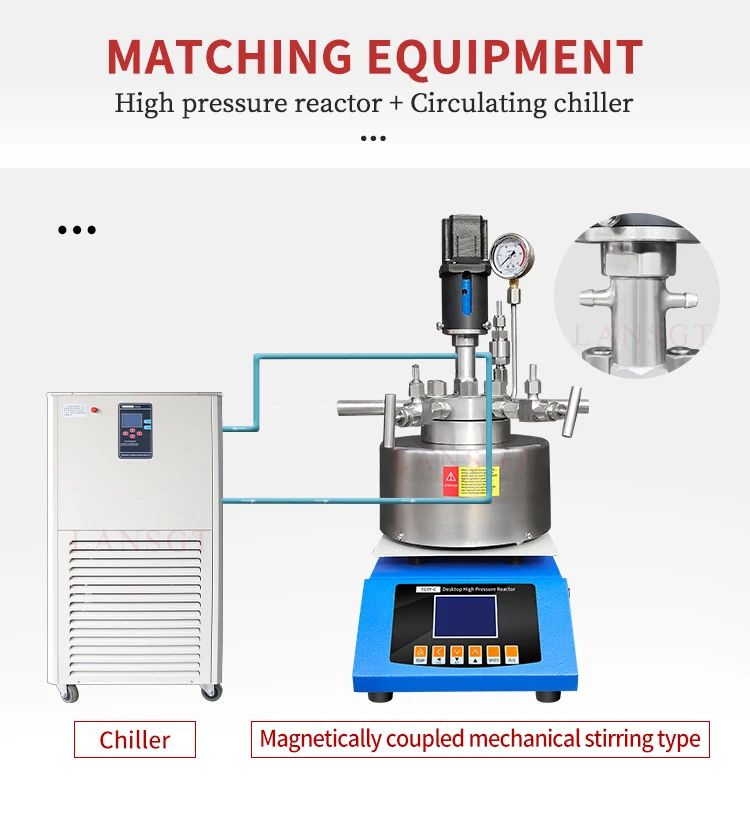 Batch 1 Litres Mixing Tank Pai Polyamide Reactor Small Desktop High ...