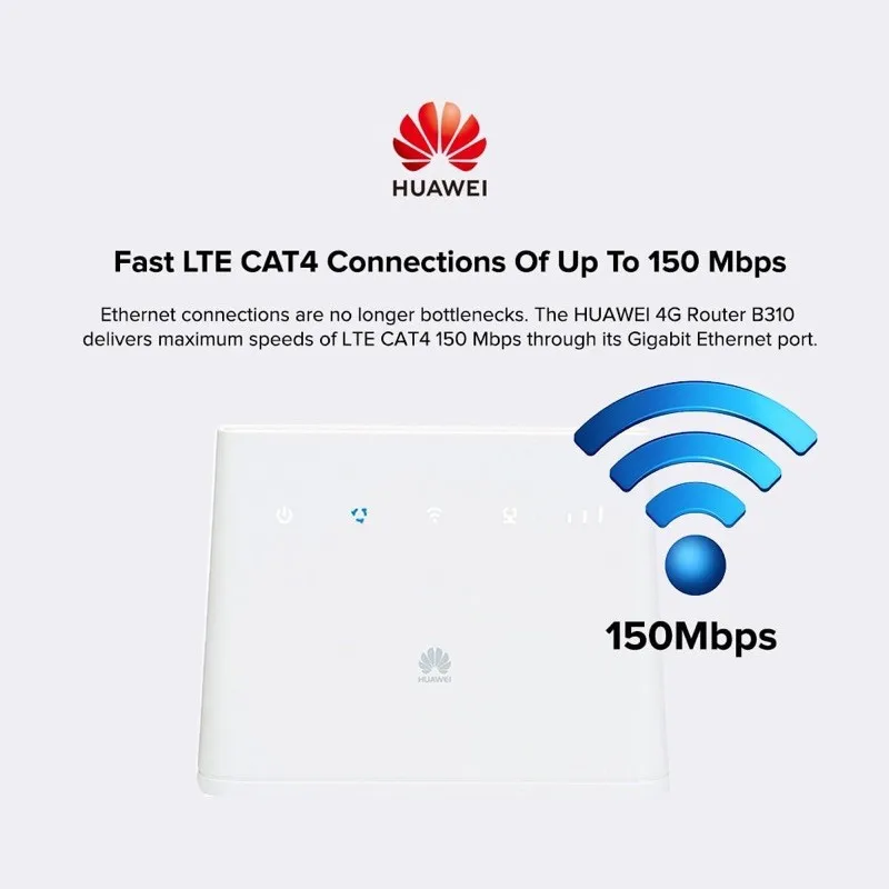 Unlocked Huawei B315s-936 Lte Router 4g Cpe 150mbps Modem 4g Wifi Sim ...