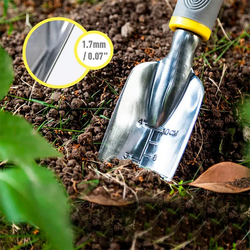 10 Piece Stainless Steel Gardening Tool Set for Digging