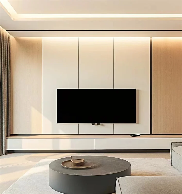 Versatile Mdf Tv Cabinet Popular Wall Stand For Living Room Office ...