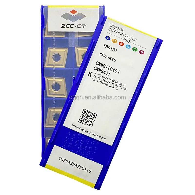 Zcc Cnmg Ybd151 Cnmg120404,Cnmg120404-dm,Cnmg120408-pm Carbide Inserts Cnc Turning Tool Lathe ...
