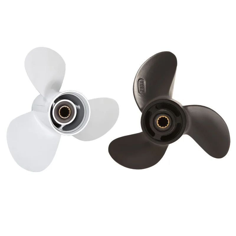 Marine outboard propeller Rubber boat engine propeller.Aluminum alloy ...