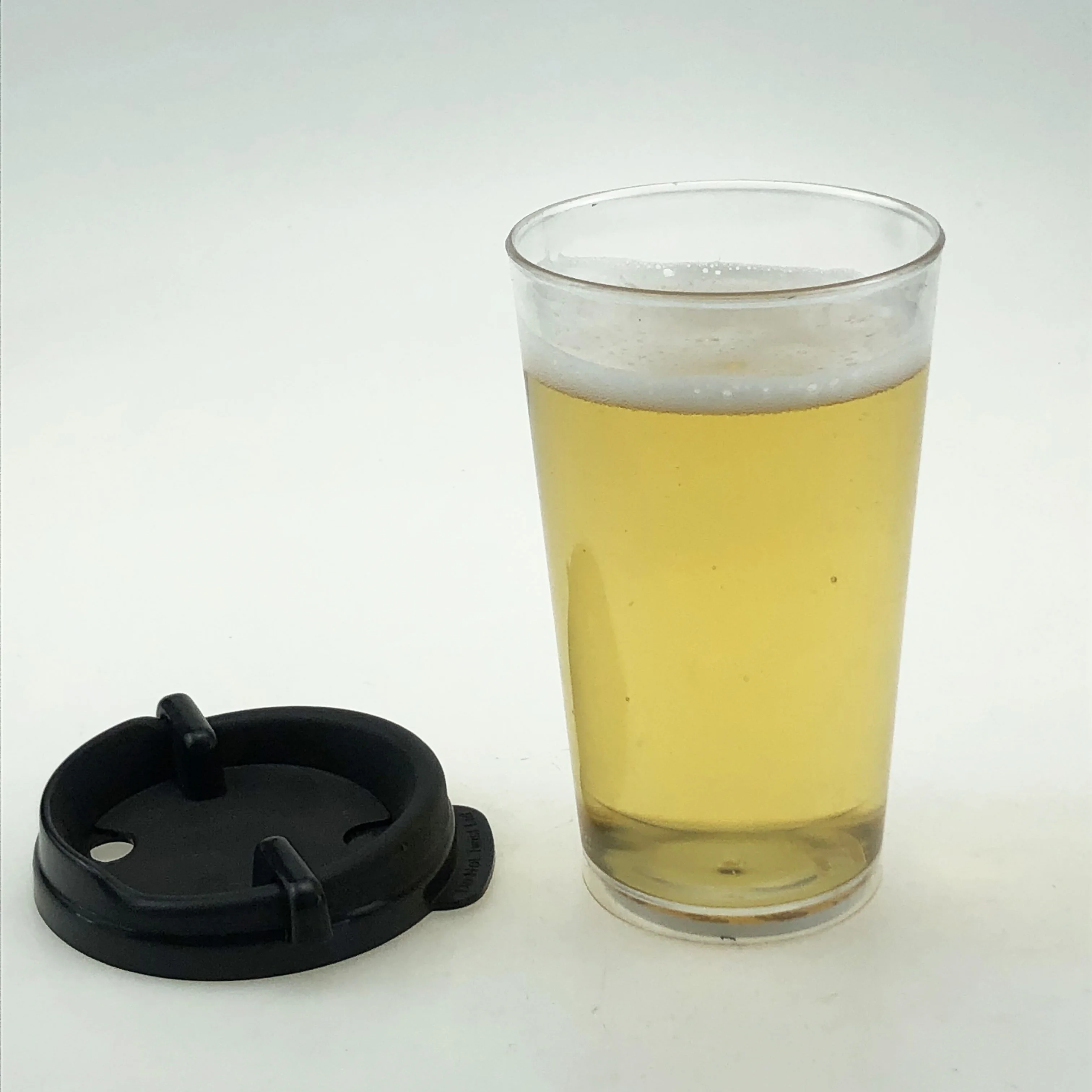 15oz Clear Plastic Coffee Mugs Tumbler In Single Wall With Custom Logo ...