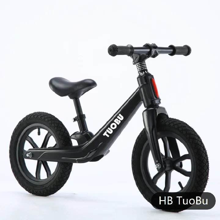 14" Magnesium Alloy Kids Balance Bike With Quick Release For 2-6 Years Old Children Bicycle ...