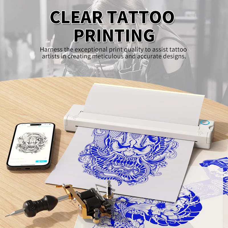 NEWYES Wireless Tattoo Stencil Copier - A4 Thermal Printer