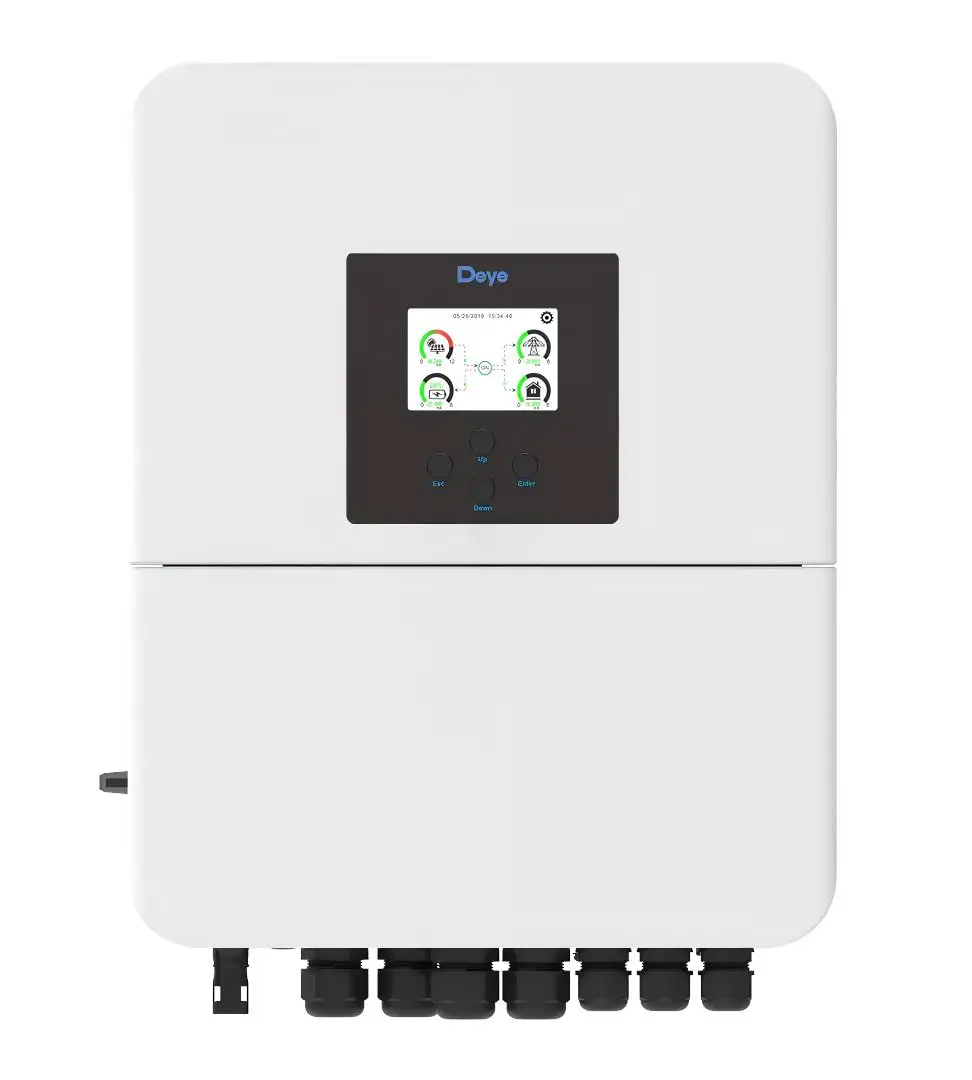 Deye Solar Hybrid Inverter 5kw 6kw deye 8Kw 10Kw SUN-6K-SG05LP1-EU-SM2-P Pure Sine Wave Solar ...