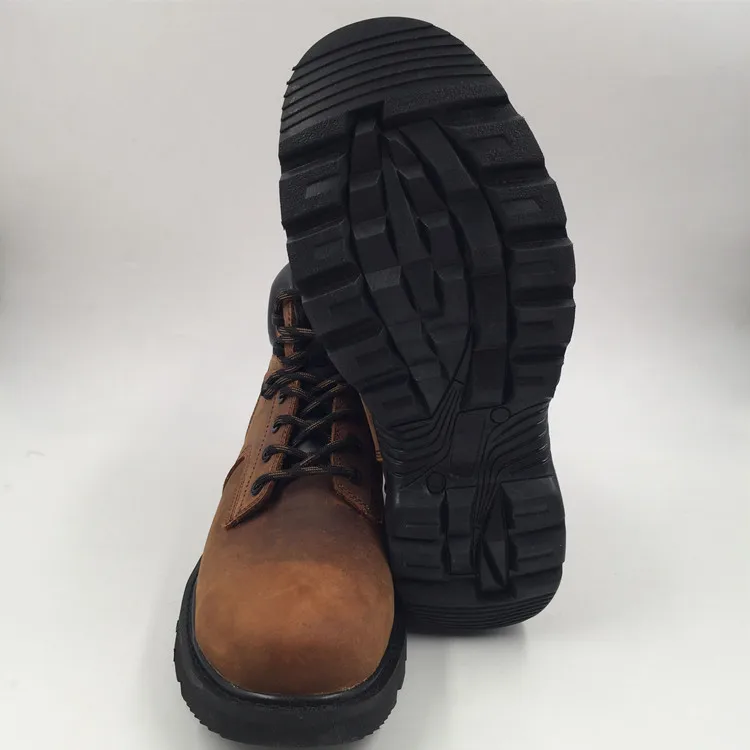 Dsw Brand Genuine Leather Men Working Safety Shoes Composite Toe Hiking ...