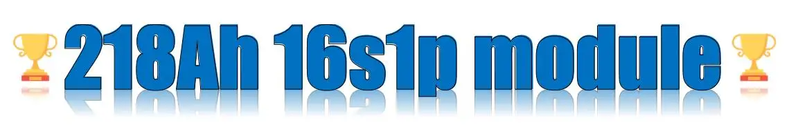 16s1p 59.2v 218ah CALB Battery Module for Electric Vehicles