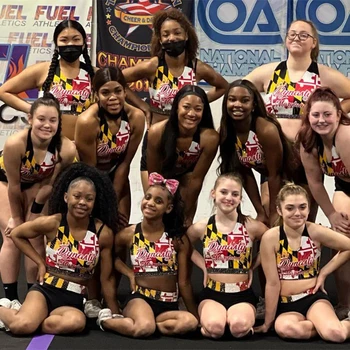 2024 New Arrivals Rhinestone Cheer Flowy Practice Cheer Training Wear ...