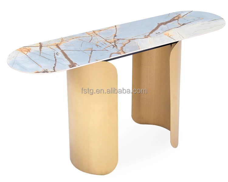 Italian Luxury Modern Contemporary Living Room Furniture Gold Stainless ...