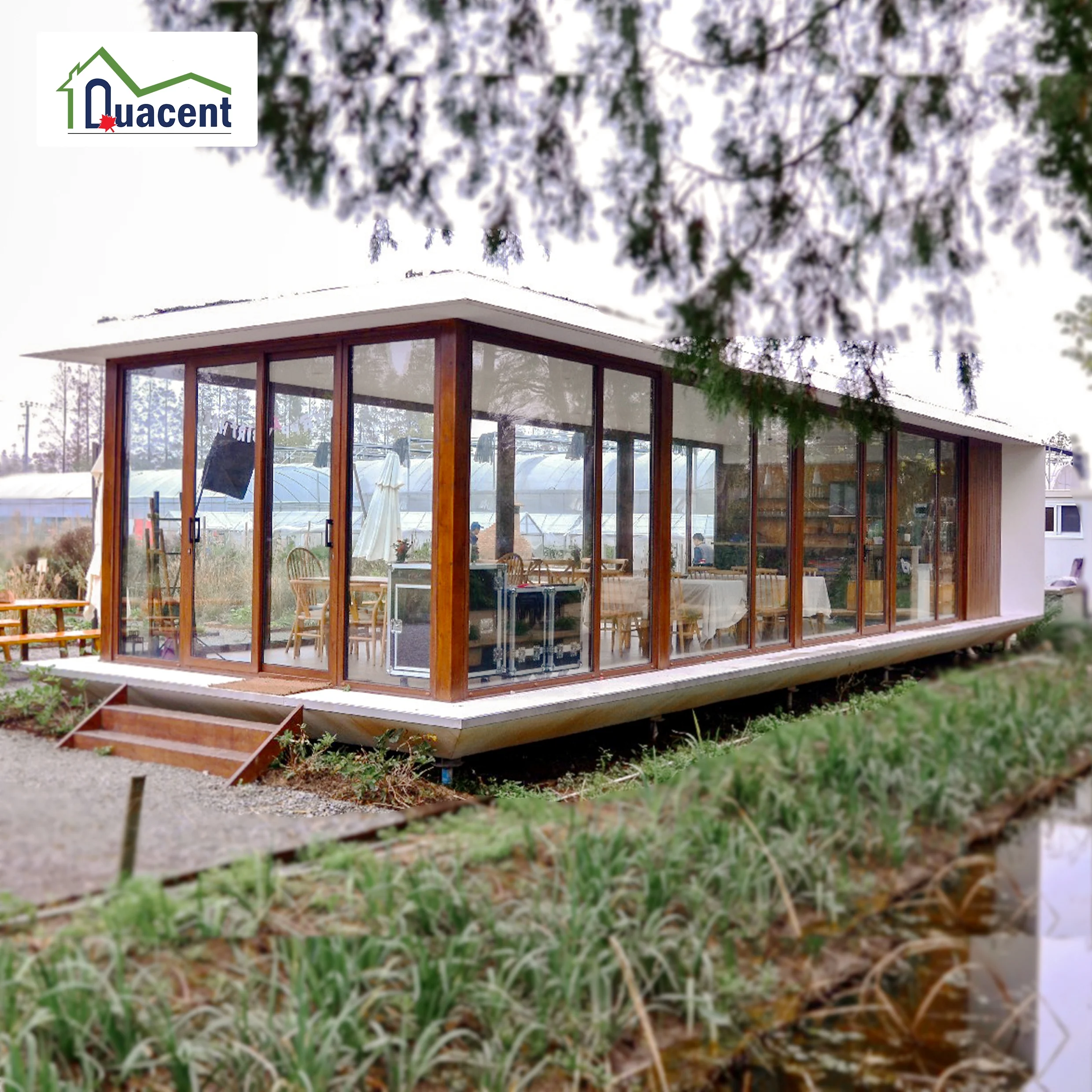 Quacent Large Villa Modern Design Tiny House For Multipurpose Resort Villa Prefabricated Home ...