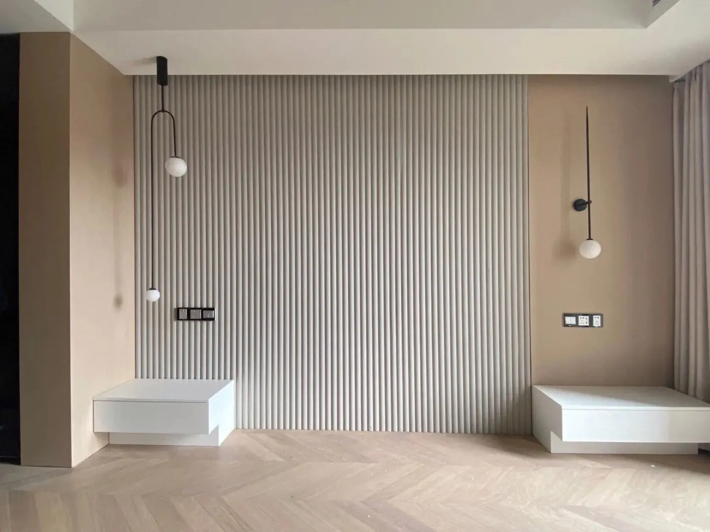 Wpc Fluted Wall Panel Interior Decoration Wpc Wall Cladding Wood ...