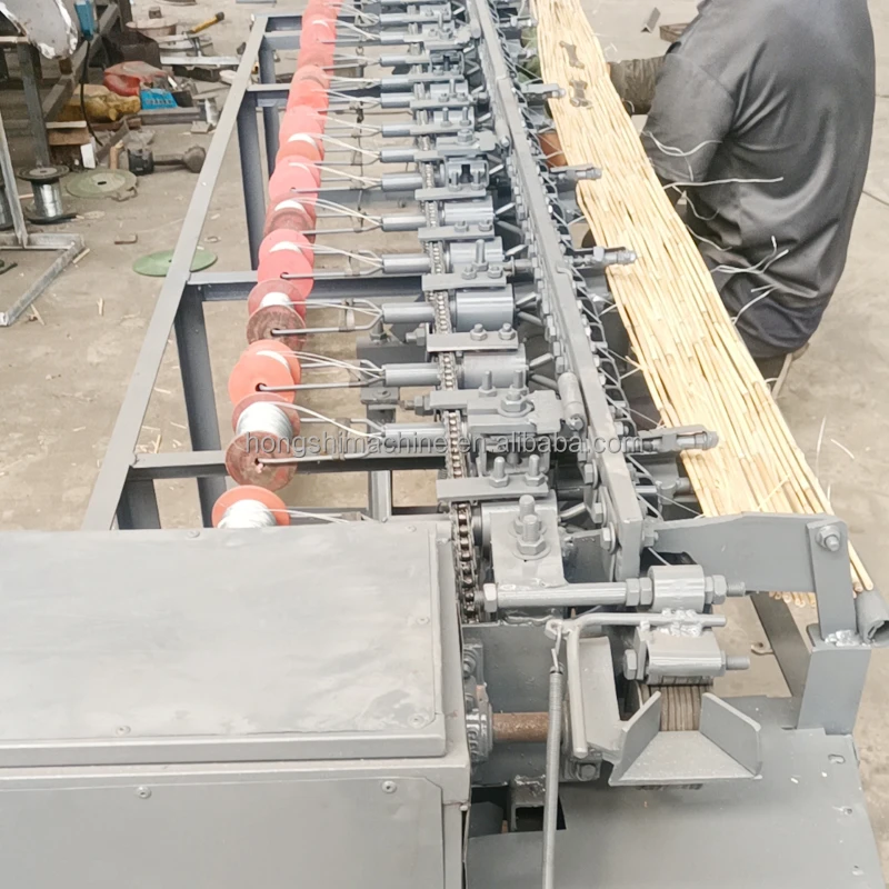 Bamboo Rice Straw Curtain Mattress Sewing Weaving Machine