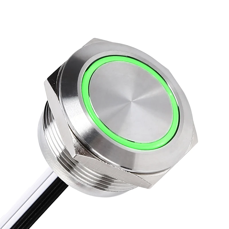 ONPOW IP68 Metal Push Button Switch, 22mm IP68 waterproof microtraval ...