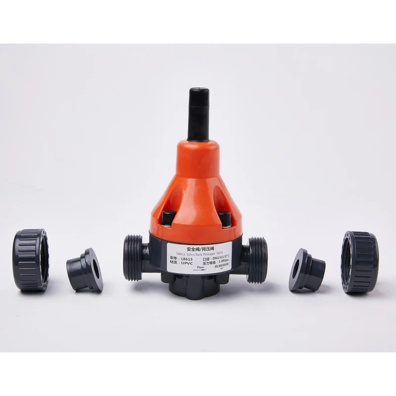 1/2inch Back Pressure Valve PVC Relief Pressure Safety Valve