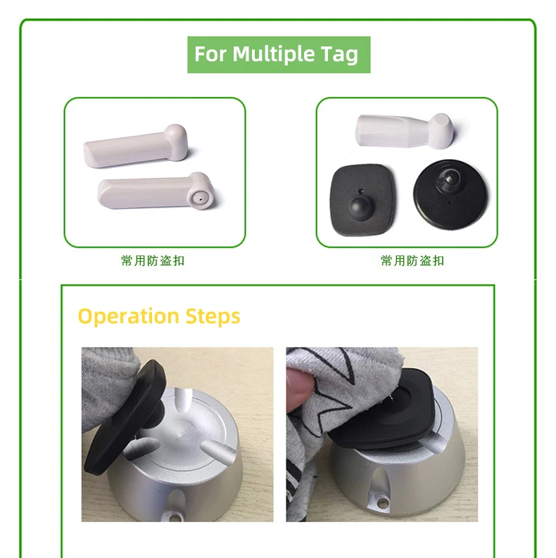 Retail Shop Strong Magnetic Alarm Clothes Detacher 15000gs