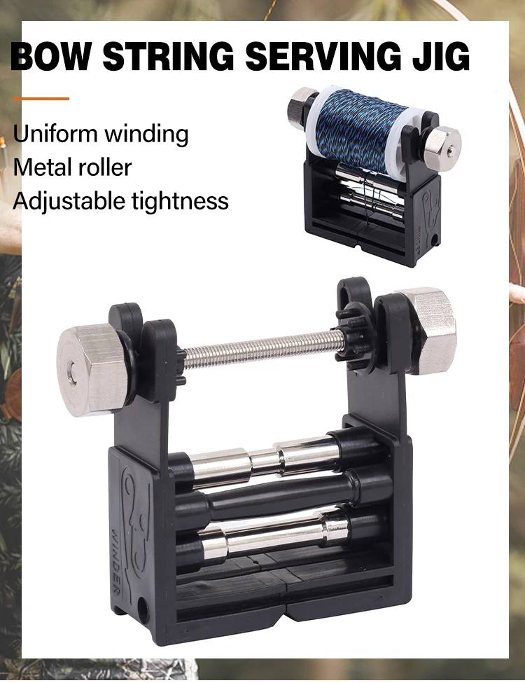 Spg Archery Bow String Serving Jig Tools Traditional Recurve Longbow Bowstring Aluminum Alloy ...