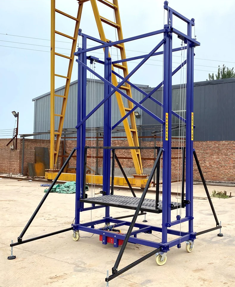 220v 500kg Electric Lifting Platform - Safe & Mobile Scaffolding