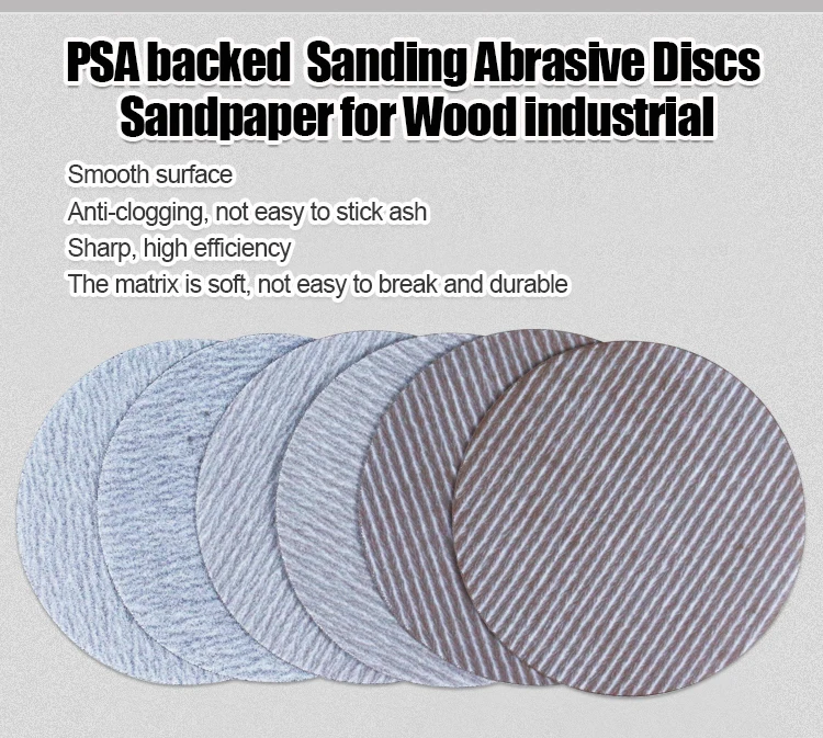 Self-adhesive Abrasive Sandpaper Aluminum Oxide Resin Fiber Hook And ...