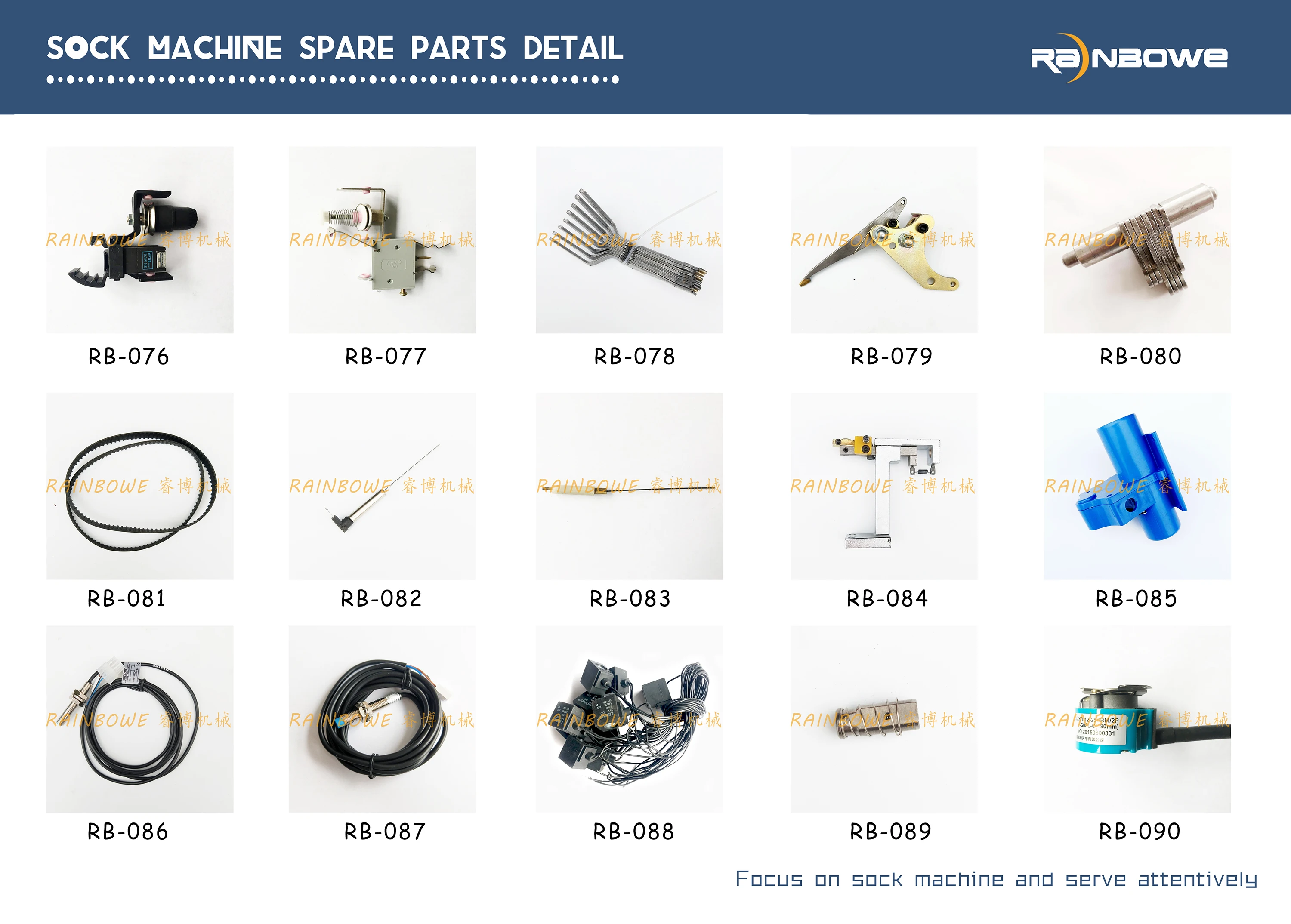 Feijian Brand Circular Spare Parts for Sock Knitting Machine Needle