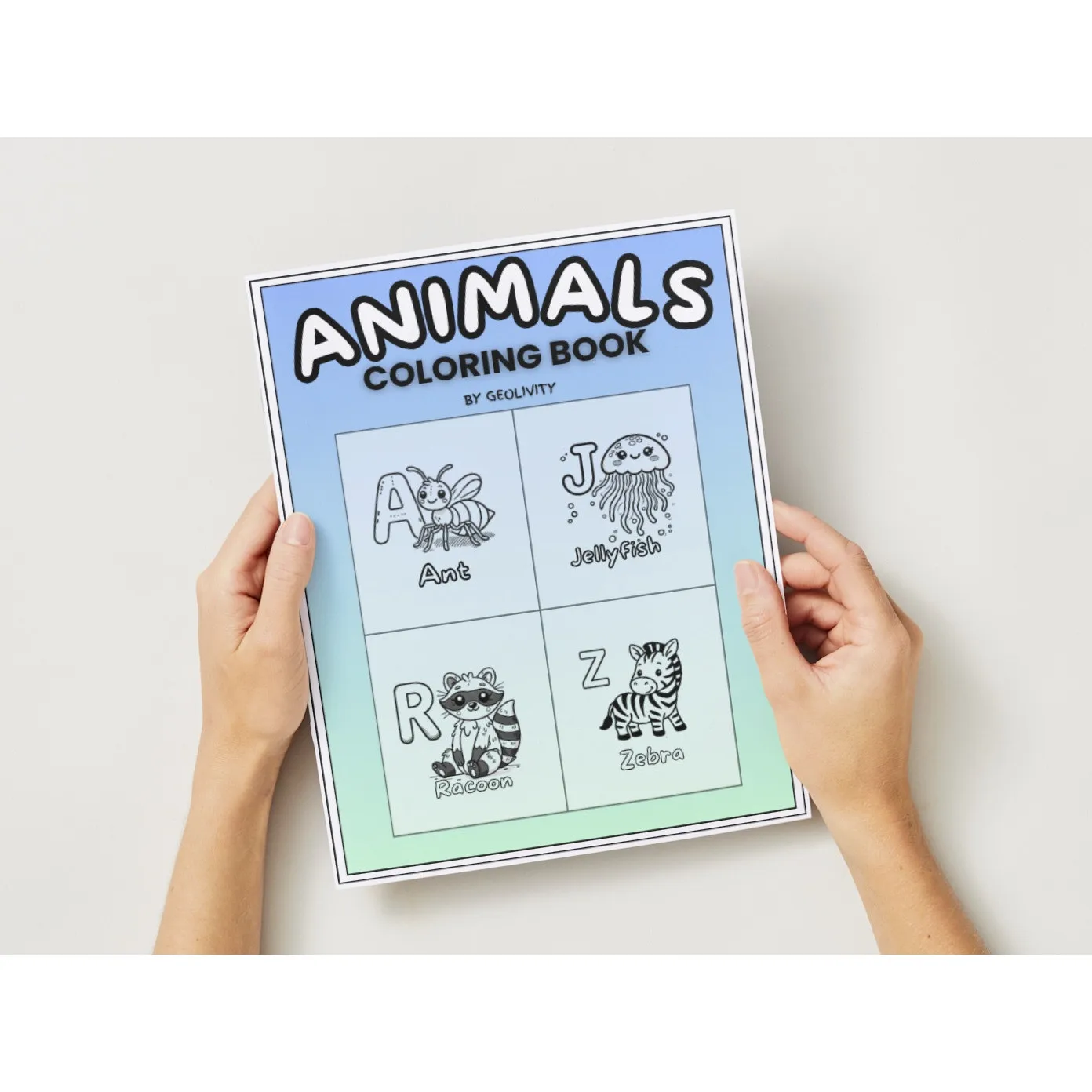 Animal Alphabet Coloring Book AZ Printable for Kids| Alibaba.com