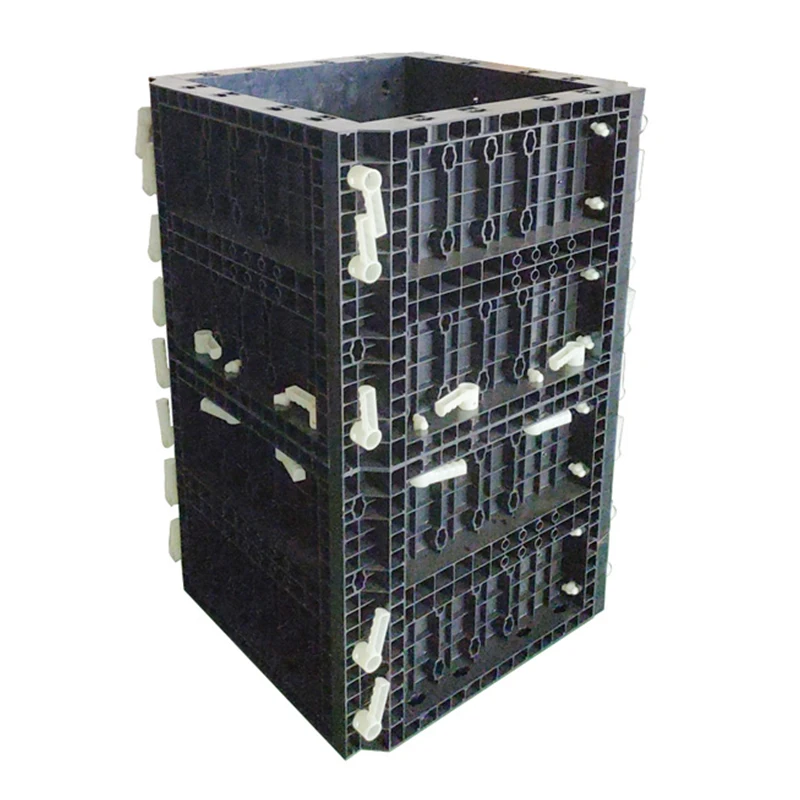 Reusable Plastic Concrete Formwork Panels - Adjustable Beam Columns for ...