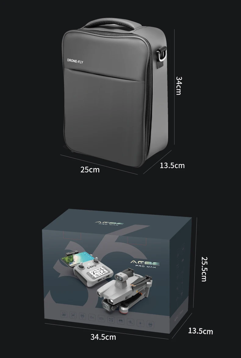 AE86 PRO MAX 4K HD Dual Camera FPV GPS Drone with Anti-Shake Gimbal