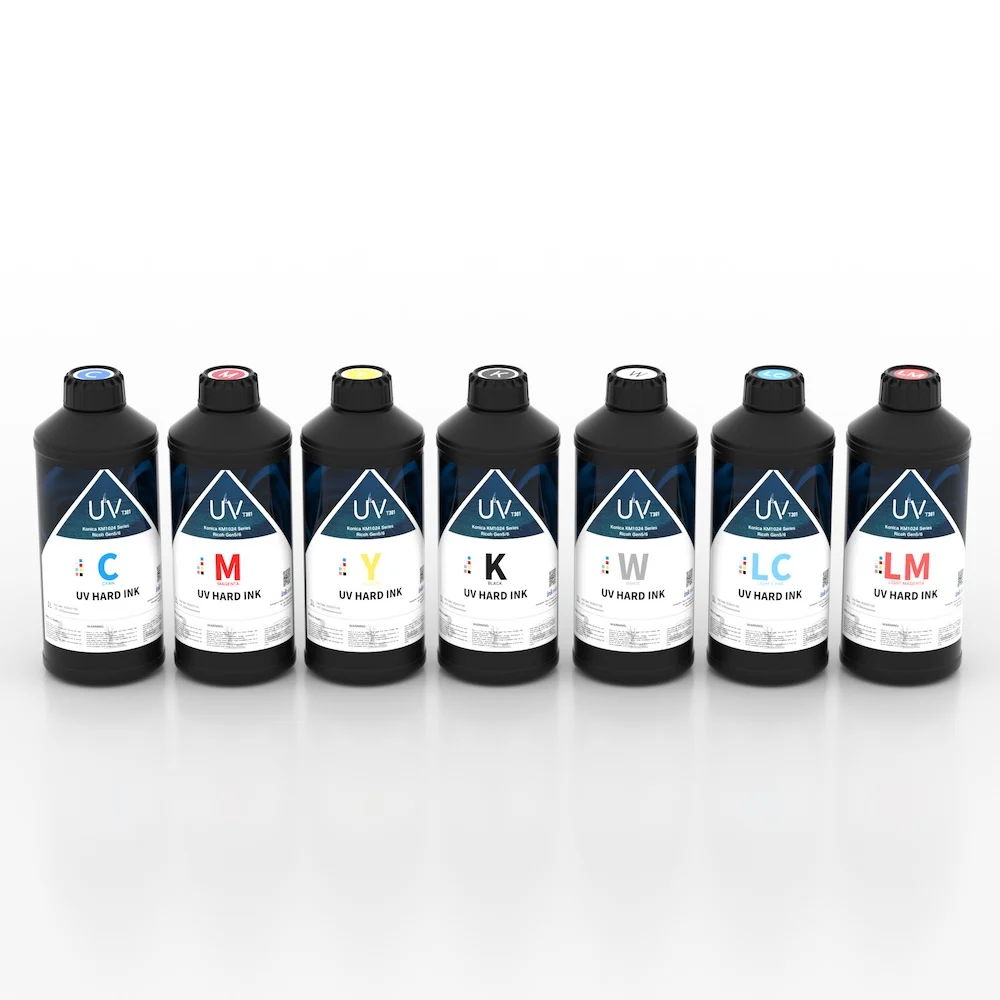 UV Hard Ink for Printing on Glass Panels Compatible with Ricoh G5 / G6 ...