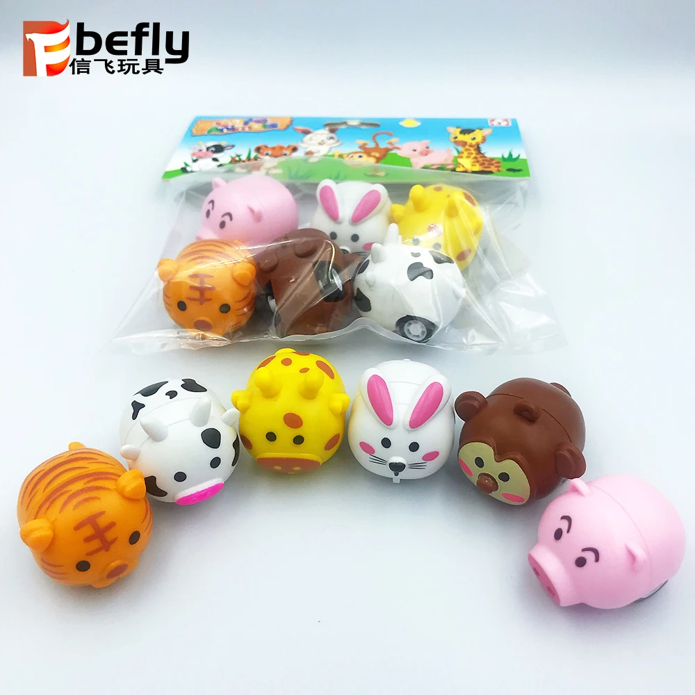 Cute Capsule Plastic Pull Back Animal Model Promotional Toy - Buy ...