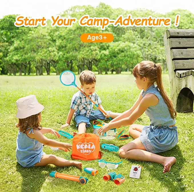 Outdoor Explorer Kit, Kids Camping Toys Gear Set, Bug Catching Kit for ...