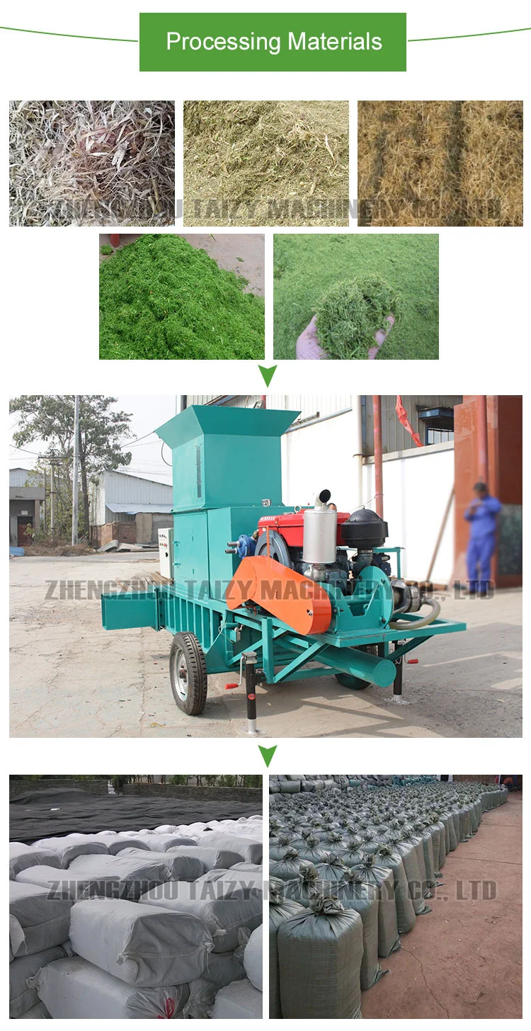 Hydraulic Hay and Straw Baler Mini Hay Baler Machine Corn Silage ...