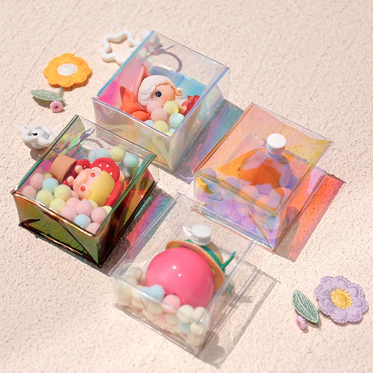 Transparent Phantom PVC Keychain Jewelry Organizer Thicken Display Doll ...