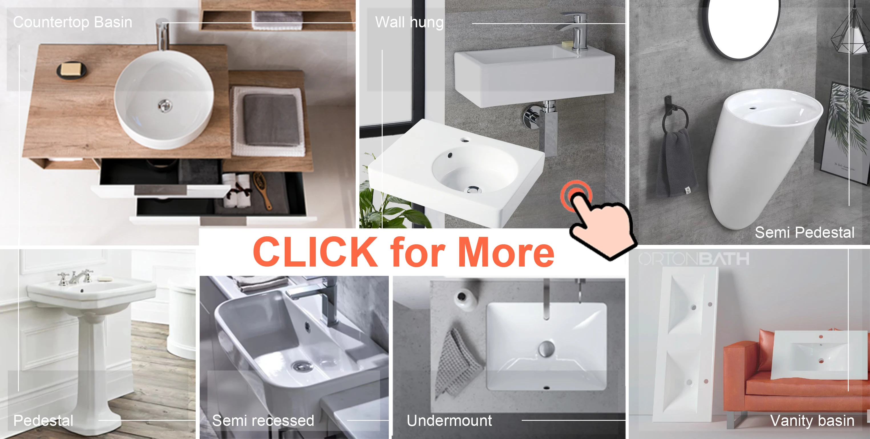 Bathroom for Disabled - Accessible Wash Basins by ORTONBATH