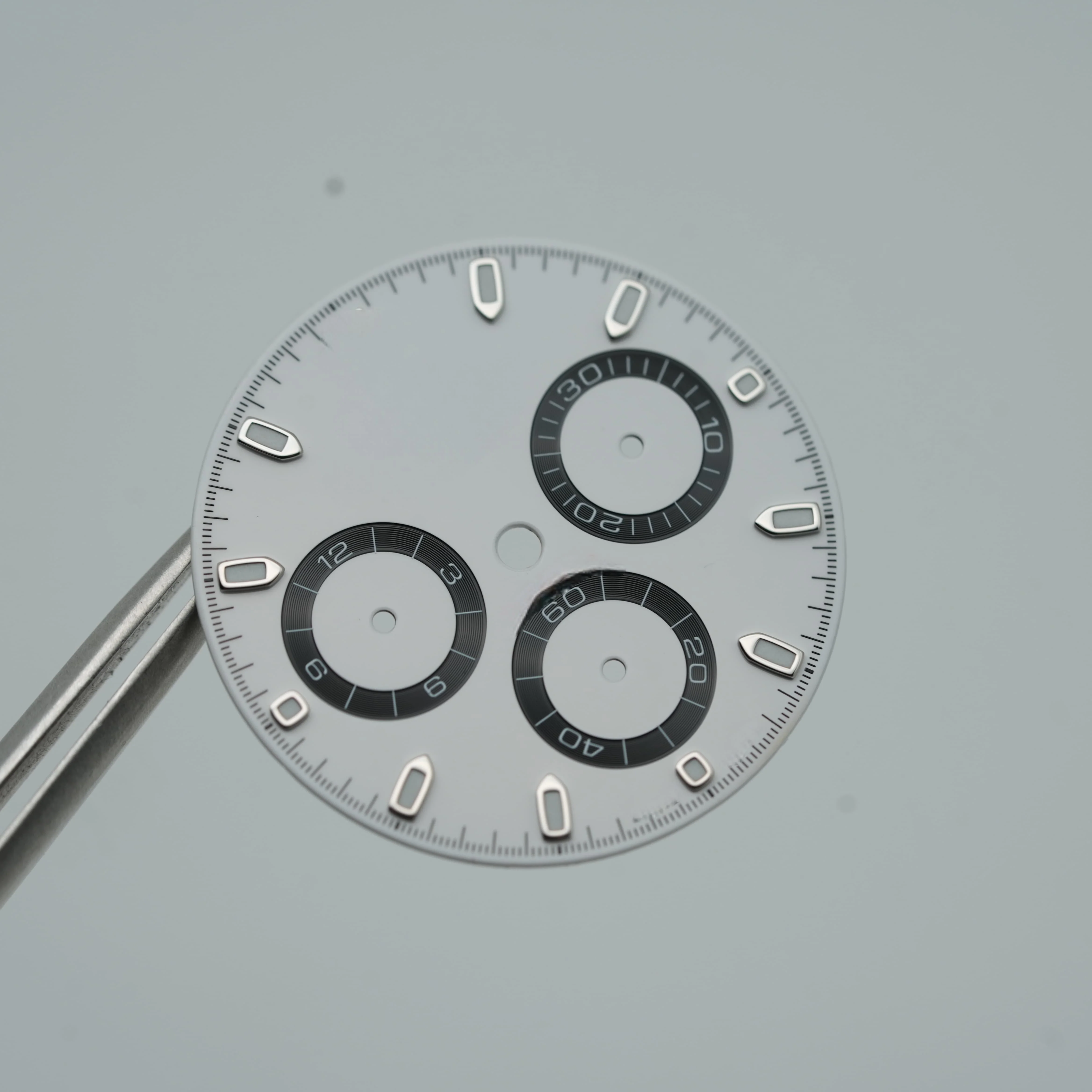 Professional Racing Chronograph Replacement Dial Stainless Steel Black ...