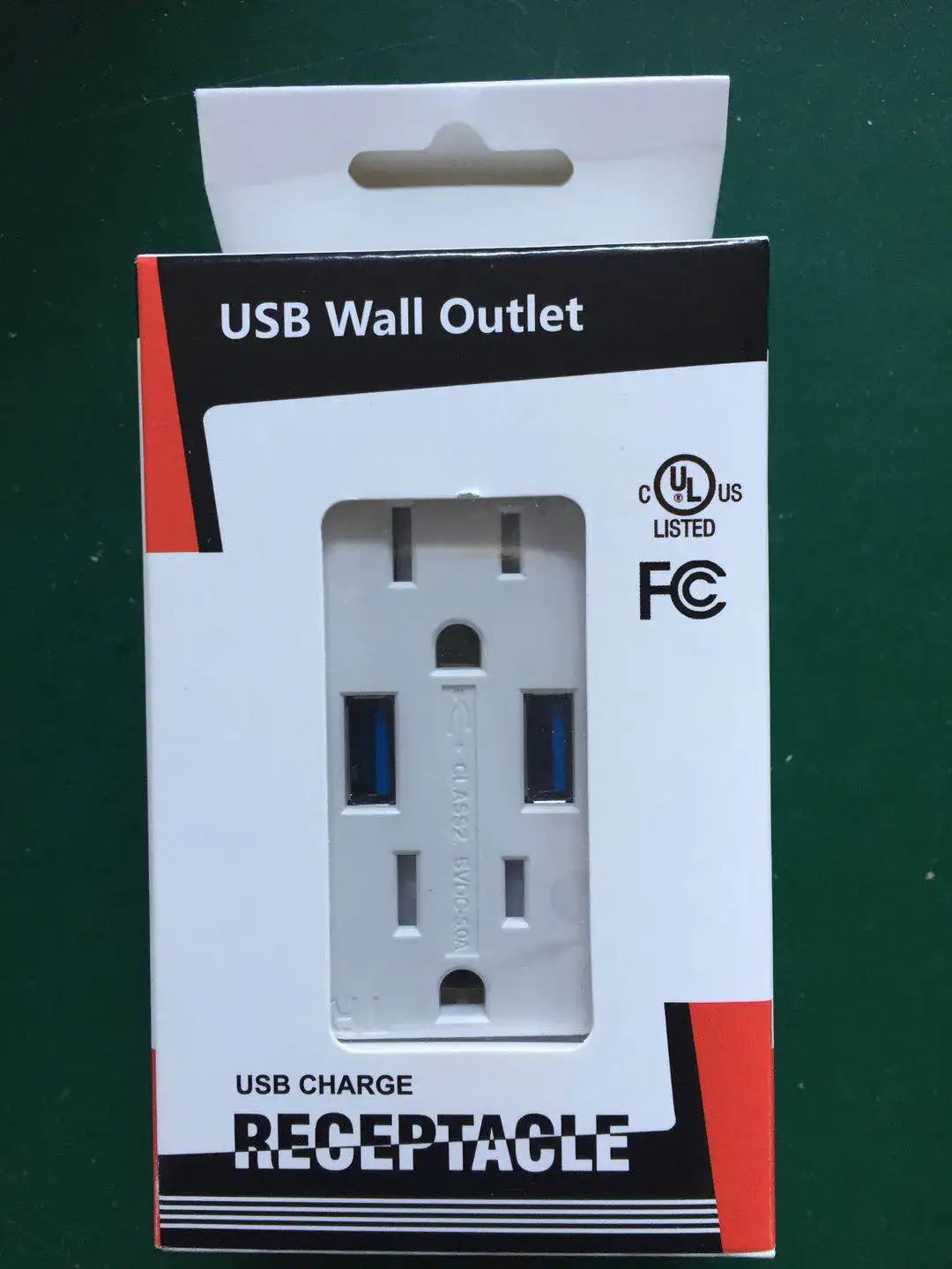 Electrical Outlet With Usb Ports Fast Charge,18w Slim Usb Outlet Plug ...