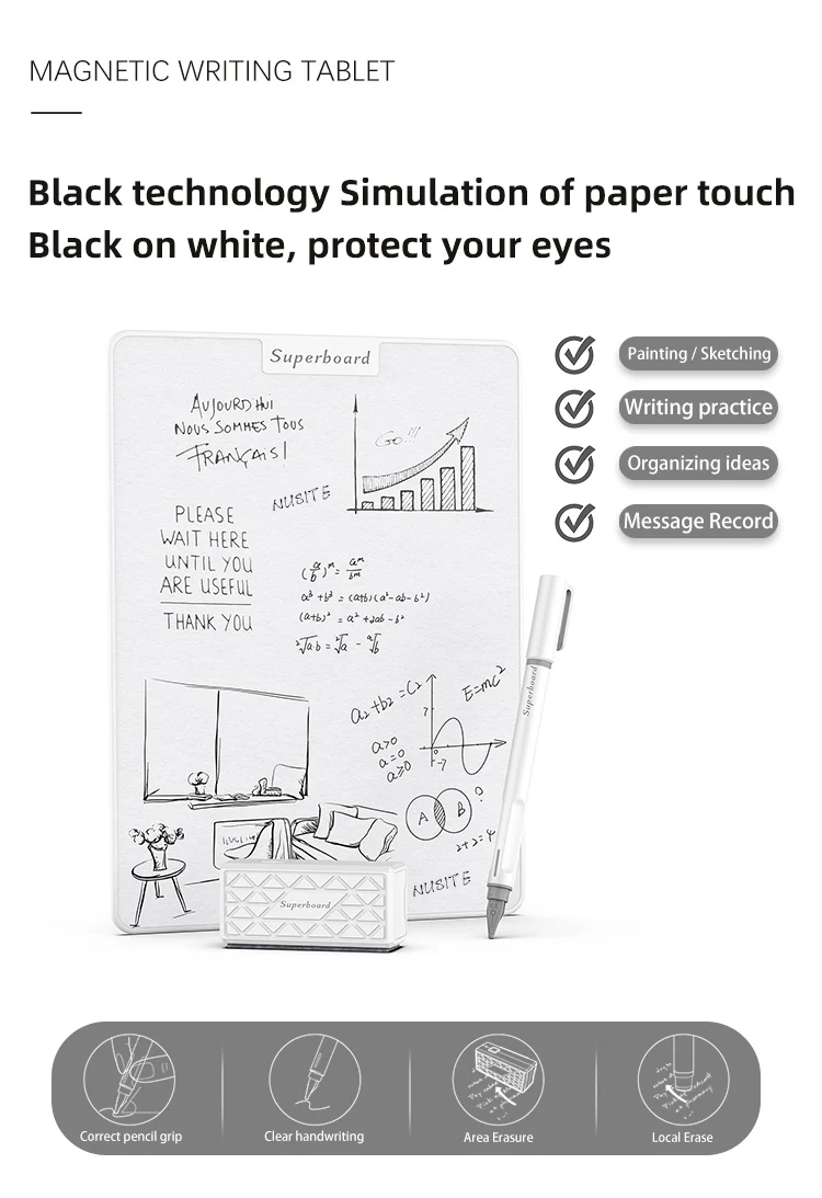 2024 Newest Wipeable Smart Pad 15 Inch Lcd Writing Tablet Drawing Pad ...