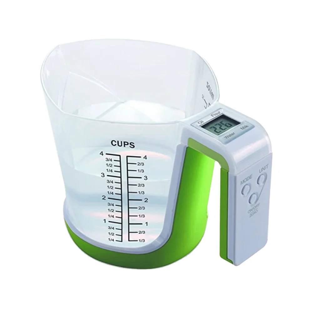 Electronic Kitchen Measuring Cup Tool Graduated Digital Jug With Scales ...