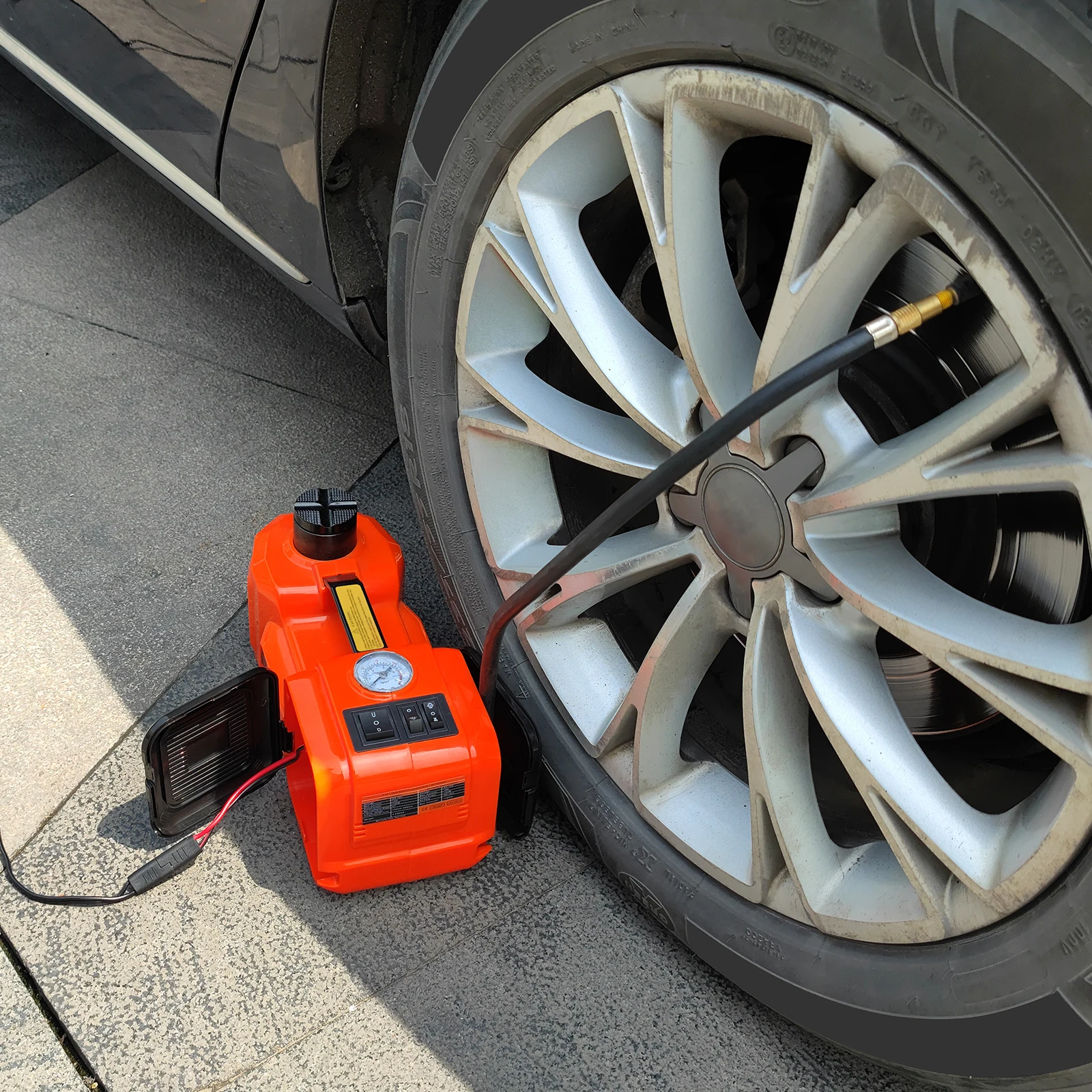 Electric Car Jack Kit 5Ton 12V Hydraulic Car Jack Lift with Electric ...