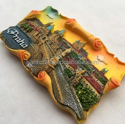 Resin 3d Charles Bridge Vltava Prague Czech Republic Refrigerator ...