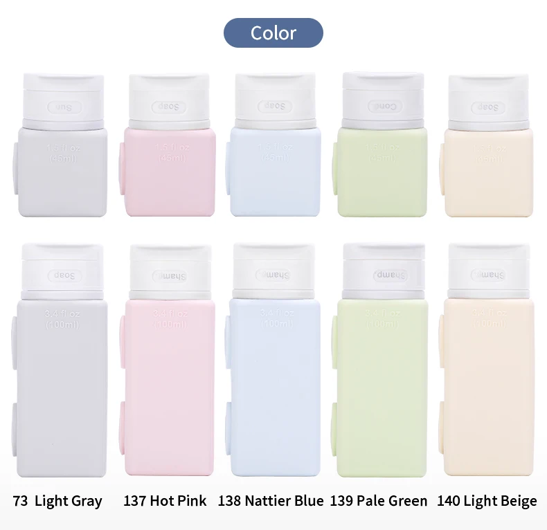 Oem Odm Custom Rectangle Twist Cap Squeeze Bottle Food Grade 60ml Soft ...