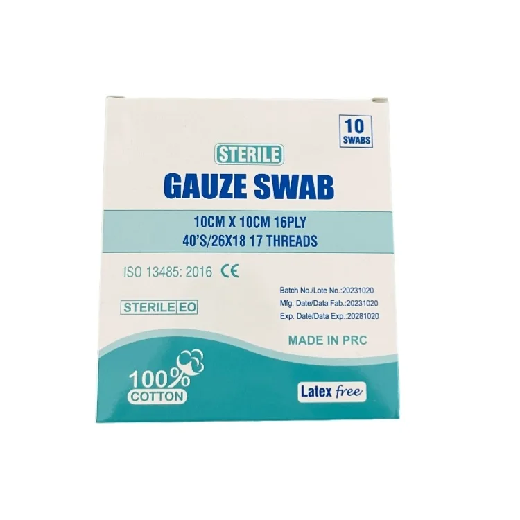 Surgical Sponge Cotton Gauze Sterile Compresses Gauze Swabs 40*40 ...