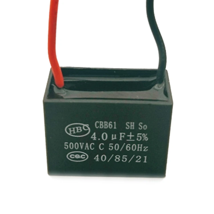 Alibaba.com: CBB61 Capacitor 4UF 450VAC 5% 50/60Hz for ceiling fans ...