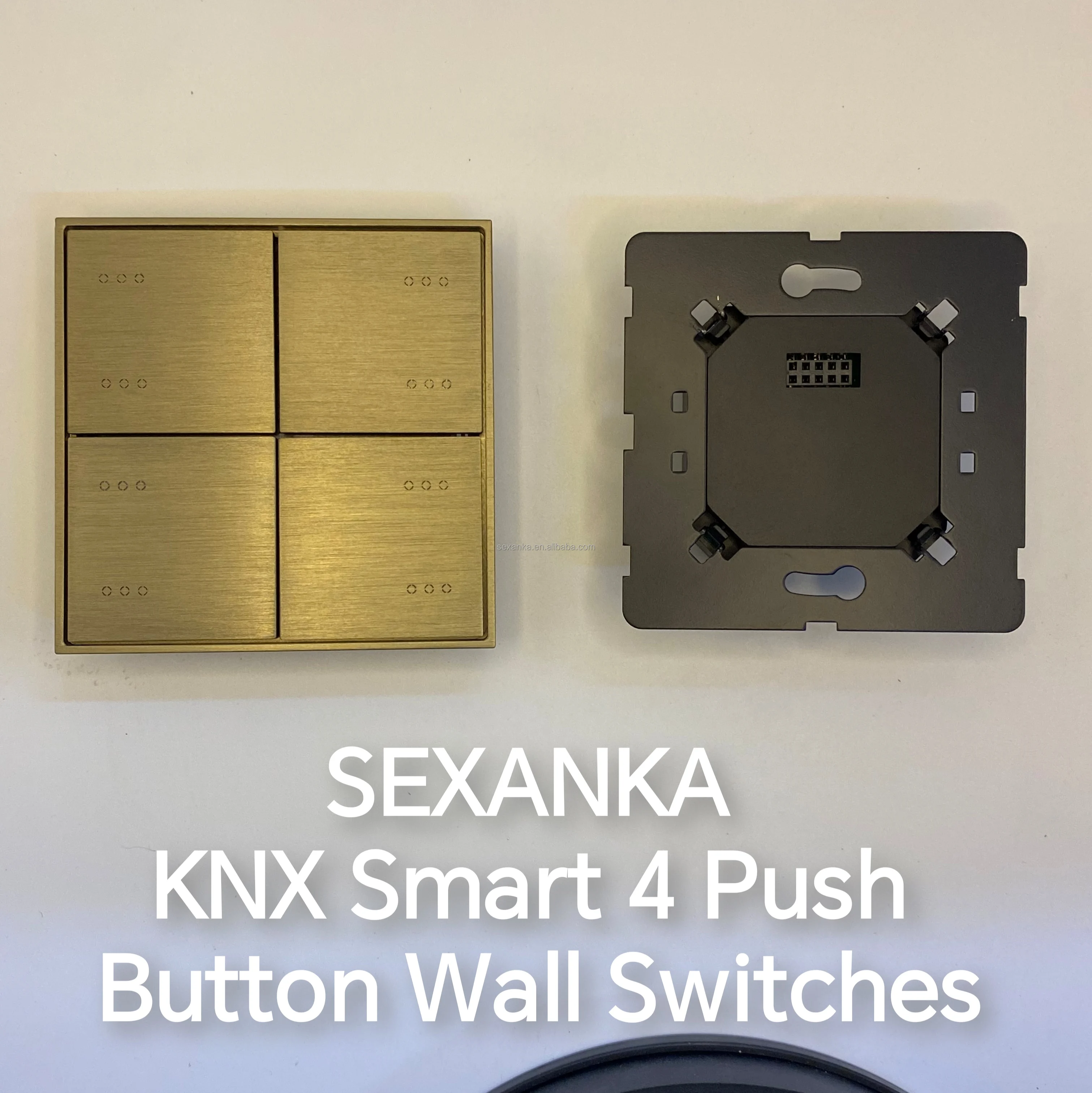 Sexanka Knx Smart Automation System Smart Home Hotel Wall Switch Smart ...