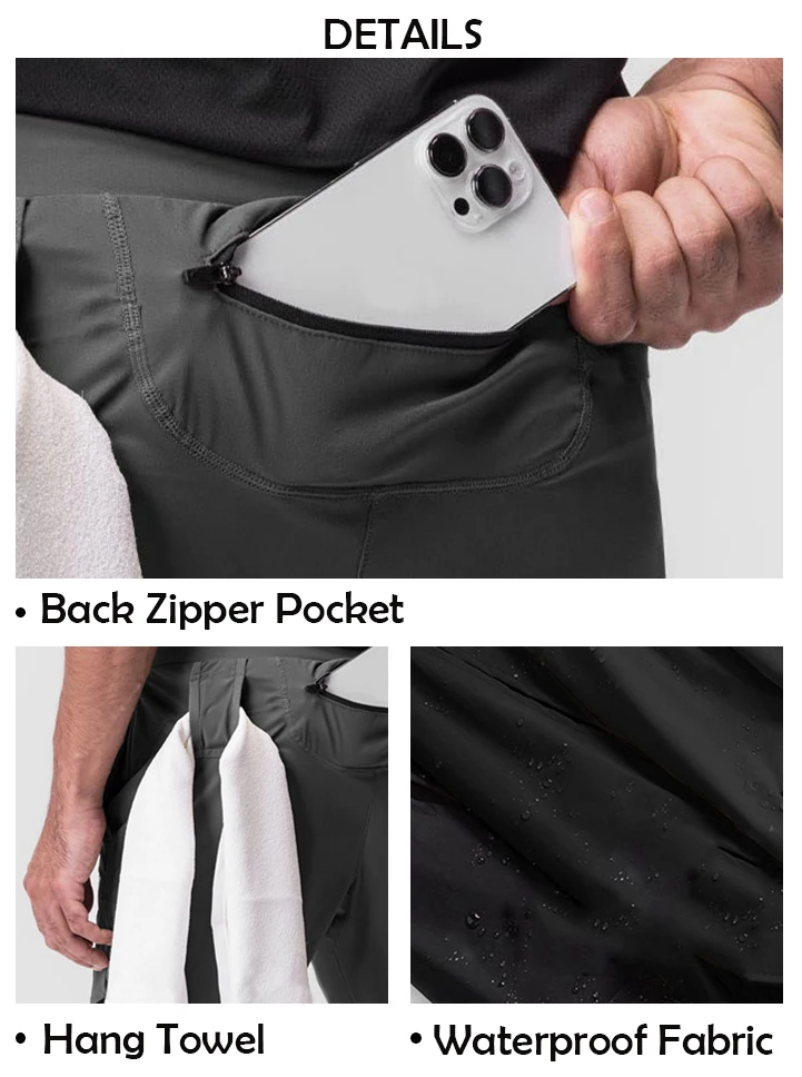 Custom Gym Fitness Running Long Shorts Men - Comfort & Style