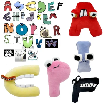 Rts Funny Abcd Alphabet Lore Plush For Kid Plush 26 Alphabet Letter ...