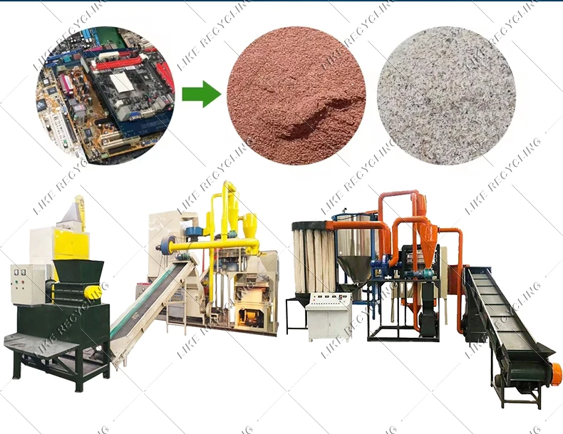 Waste E-waste Printed Circuit Pcb Recycling Machine E Waste Gold ...